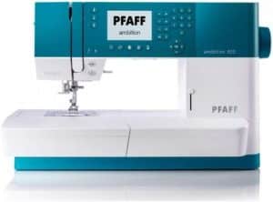 Test de la machine à coudre PFAFF Ambition 620 avec table d'extension